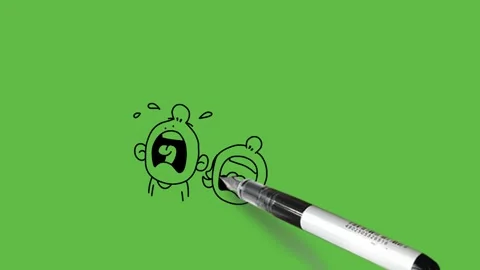 Cartoon Characters Outline Stock Videos – Royalty-Free HD & 4K Videos