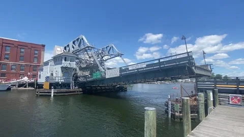 Drawbridge Closing Stock Video Footage | Royalty Free Drawbridge ...