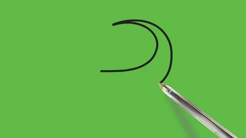 Drawing an arrow on left direction with ... | Stock Video | Pond5