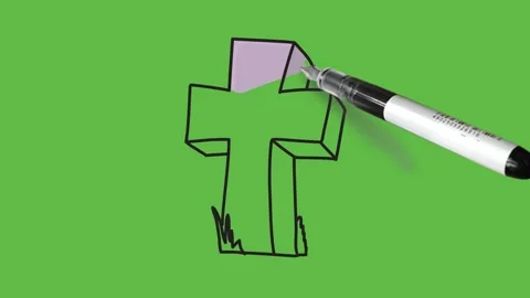 Jesus Cross Greenscreen Jesus Cross Green Screen Stock Video Footage ...