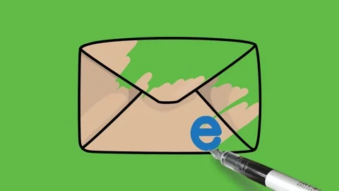 Email Drawing Stock Video Footage | Royalty Free Email Drawing Videos ...