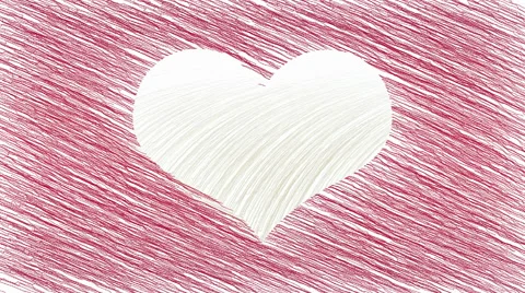 Drawing heart symbol animation | Stock Video | Pond5