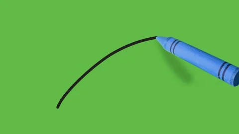 drawing of an single line right side arr... | Stock Video | Pond5