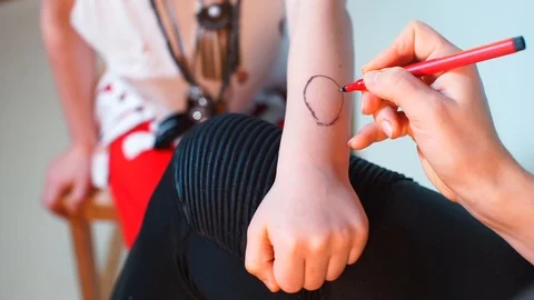 Tatto Pen Girls Stock Videos – Royalty-Free HD & 4K Videos