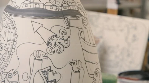 Vase Drawing Stock Videos – Royalty-Free HD & 4K Videos | Pond5