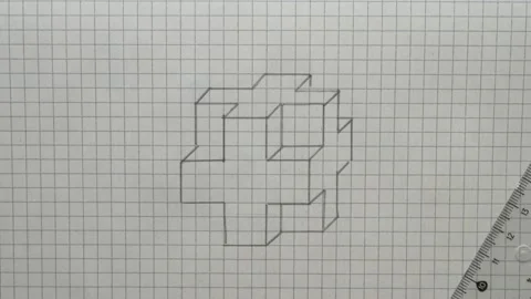 Drawing a Volumetric Figure in a Noteboo... | Stock Video | Pond5