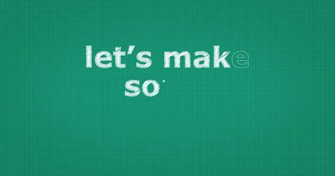 Drawing a word LET'S MAKE SOME MONEY | Stock Video | Pond5