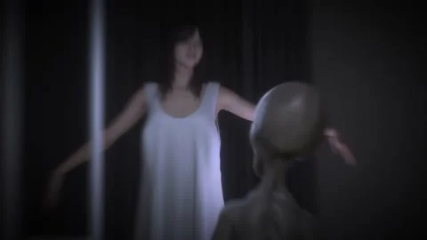 Dream Like Blur Alien Abduction By Grey ... | Stock Video | Pond5