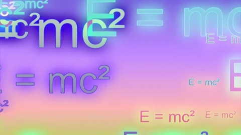 Dreamy E=mc² Motion Graphic – Floatin... | Stock Video | Pond5