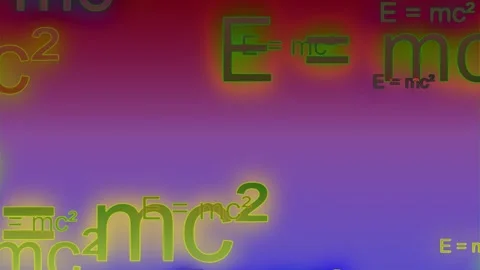 Dreamy E=mc² Motion Graphic – Floatin... | Stock Video | Pond5