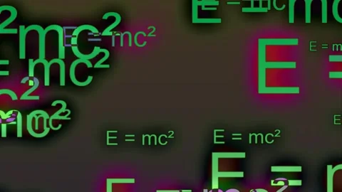 Dreamy E=mc² Motion Graphic – Floatin... | Stock Video | Pond5