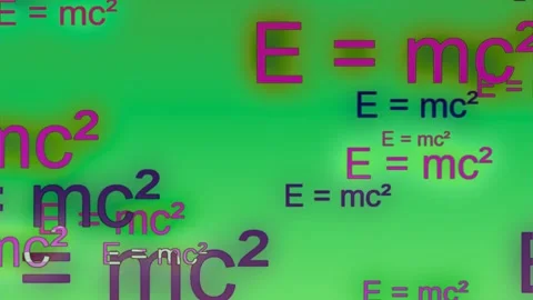 Dreamy E=mc² Motion Graphic – Floatin... | Stock Video | Pond5