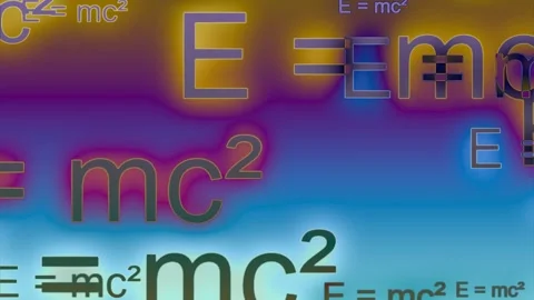 Dreamy E=mc² Motion Graphic – Floatin... | Stock Video | Pond5