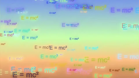 Dreamy E=mc² Motion Graphic – Floatin... | Stock Video | Pond5