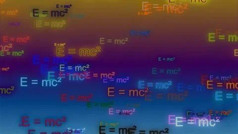 Dreamy E=mc² Motion Graphic – Floatin... | Stock Video | Pond5