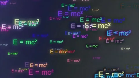 Dreamy E=mc² Motion Graphic – Floatin... | Stock Video | Pond5