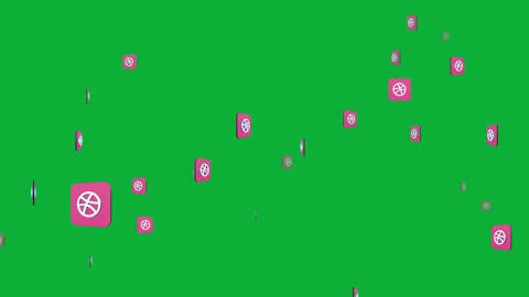 Dribbble Logo Animation: Captivate Your ... | Stock Video | Pond5