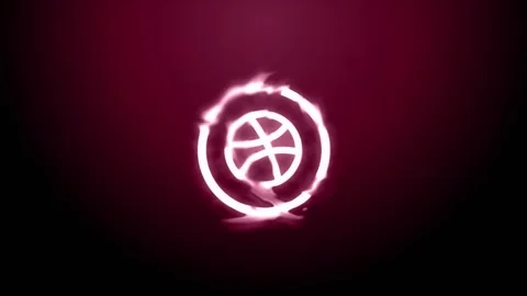 dribble Logo background | Stock Video | Pond5