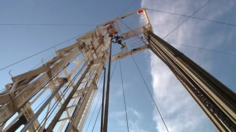 Derrick Operator Stock Video Footage | Royalty Free Derrick Operator ...