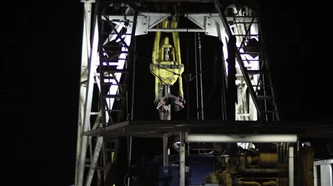 Drilling Rig Night Stock Video Footage | Royalty Free Drilling Rig ...