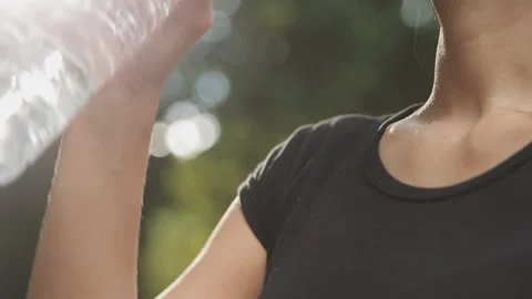 Woman Drinking Sports Stock Videos – Royalty-Free HD & 4K Videos