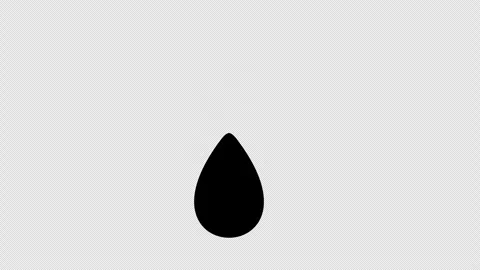 Dripping drop of water, graphic animatio... | Stock Video | Pond5