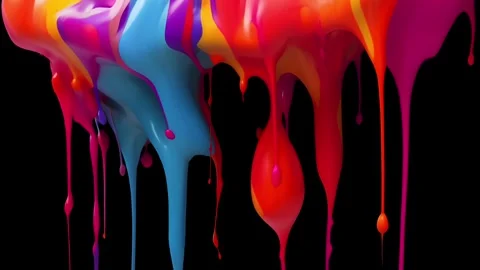 Dripping paint texture to overlay in you... | Stock Video | Pond5