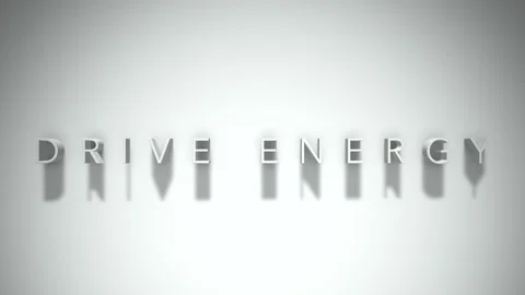 drive energy 3D title animation white te... | Stock Video | Pond5