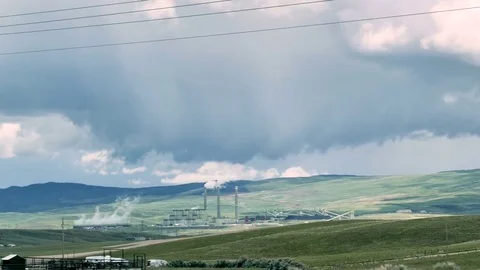 Drive Plate-POV-Side view Power plant te... | Stock Video | Pond5