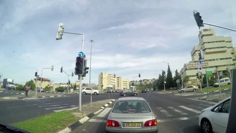 Traffic Light Israel Stock Video Footage | Royalty Free Traffic Light ...