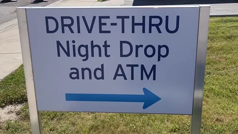 Drive-Thru Signage | Stock Video | Pond5