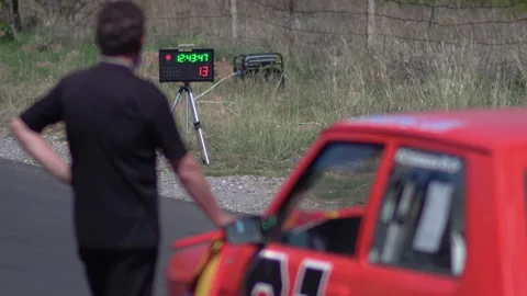 Driver in a vintage retro modified custo... | Stock Video | Pond5