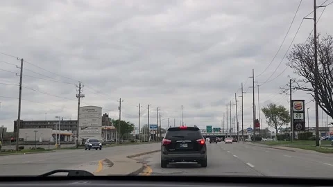 Driving Burger King Fast Food Restaurant... | Stock Video | Pond5