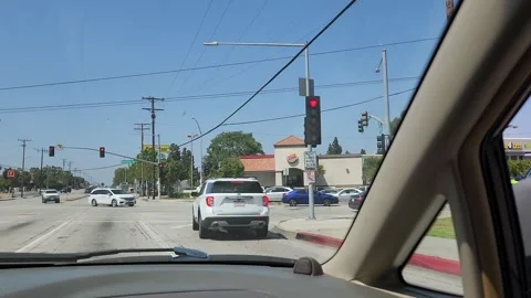 Driving Burger King Fast Food Restaurant... | Stock Video | Pond5