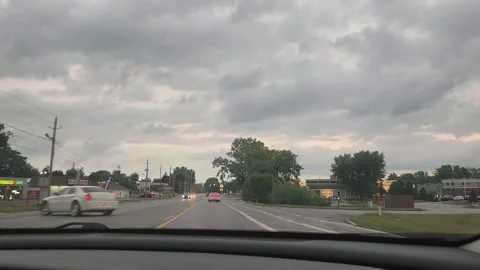 Driving Burger King Restaurant Building ... | Stock Video | Pond5