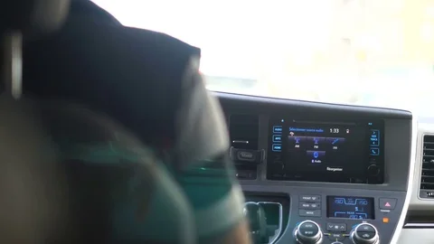 Driving Car in Highway With GPS Navigati... | Stock Video | Pond5