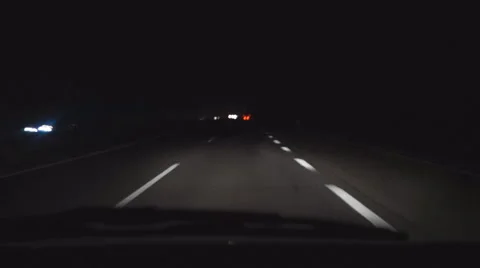 Freeway Night Stock Footage ~ Royalty Free Stock Videos | Pond5