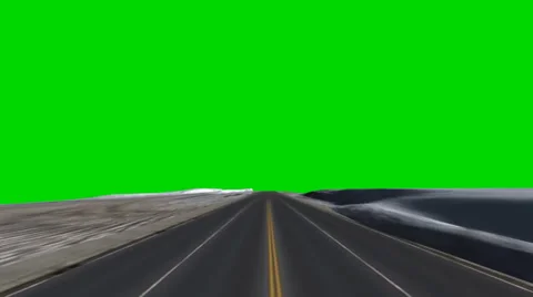 Driving On Highway - green screen | Stock Video | Pond5