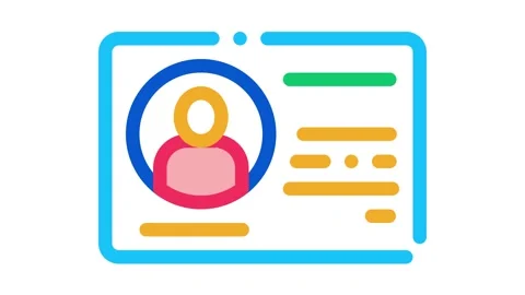 driving license Icon Animation | Stock Video | Pond5