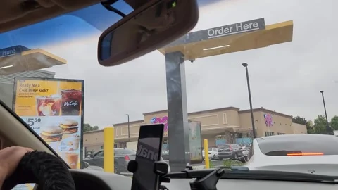 Fast Food Driving Thru Stock Video Footage | Royalty Free Fast Food ...