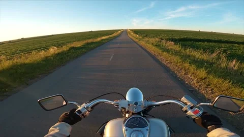 Motorcycle First Person View Stock Videos – Royalty-Free HD & 4K Videos