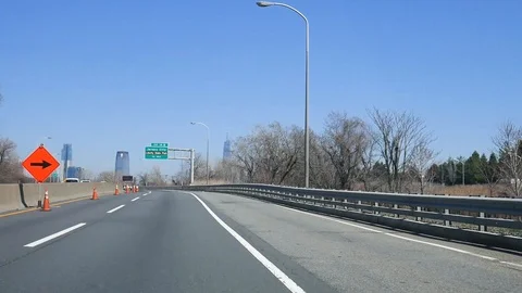 New Jersey Turnpike Sign Stock Video Footage | Royalty Free New Jersey ...