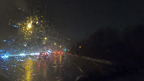 Night Driving Rain Stock Videos – Royalty-Free HD & 4K Videos