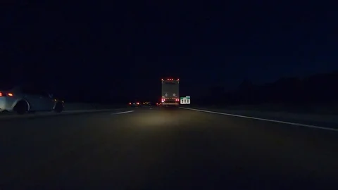 Driving plate POV low angle highway traf... | Stock Video | Pond5