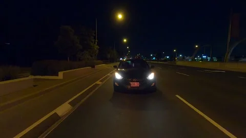 Driving plate of reverse rear view shot ... | Stock Video | Pond5