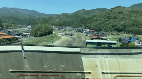 Driving Plate: view from Japanese Shinka... | Stock Video | Pond5