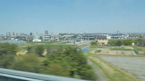 Driving Plate: view from Japanese Shinka... | Stock Video | Pond5