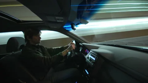 Driving Side-View | Stock Video | Pond5