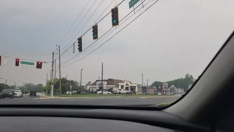 Driving Taco Bell Burger King Restaurant... | Stock Video | Pond5