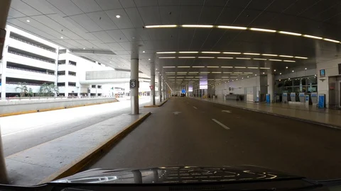 Driving through Miami International Airp... | Stock Video | Pond5